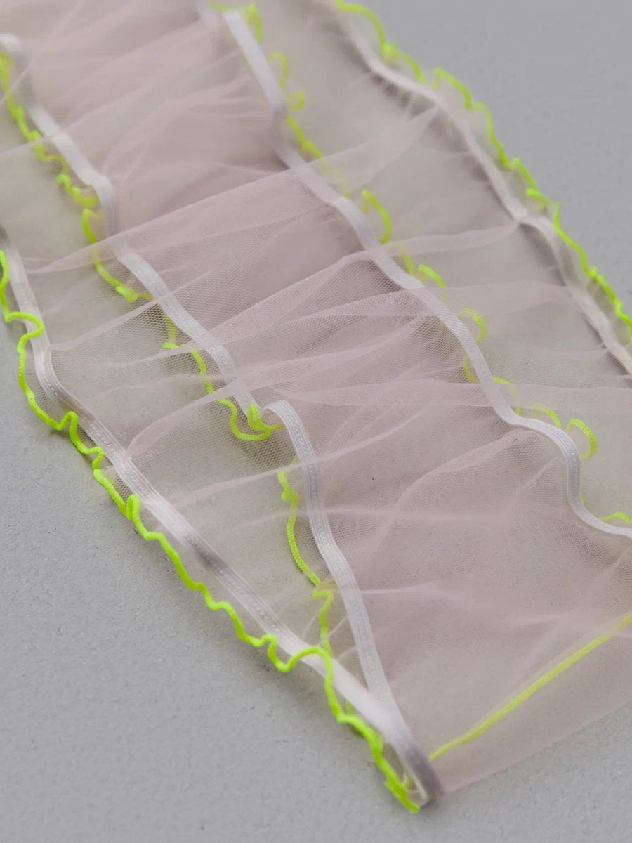 NEON PINK BANDEAU AND STRING SET – Naked Letters